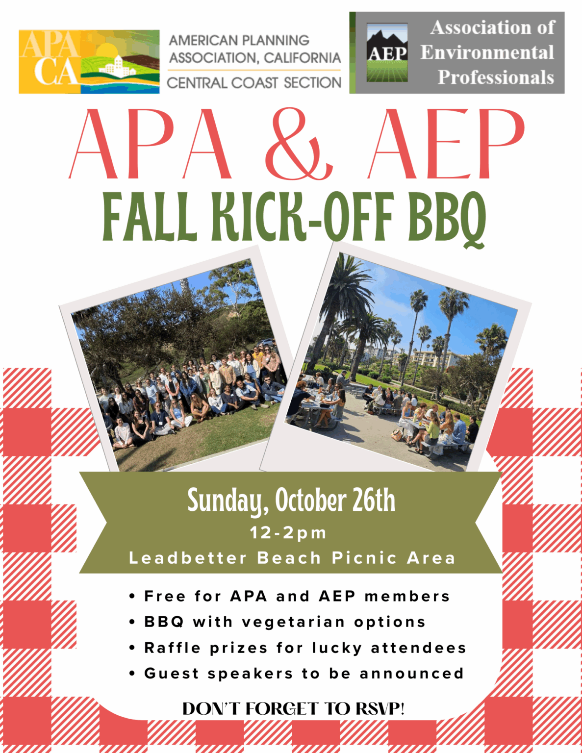 Annual AEP & APA Fall Kick-Off BBQ: Santa Barbara – APA Central Coast